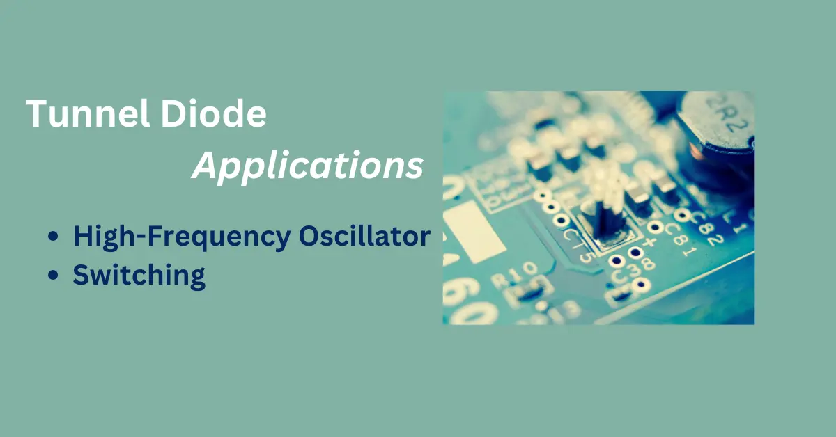 Tunnel Diode Applications: High-Frequency Oscillator, Switching ...
